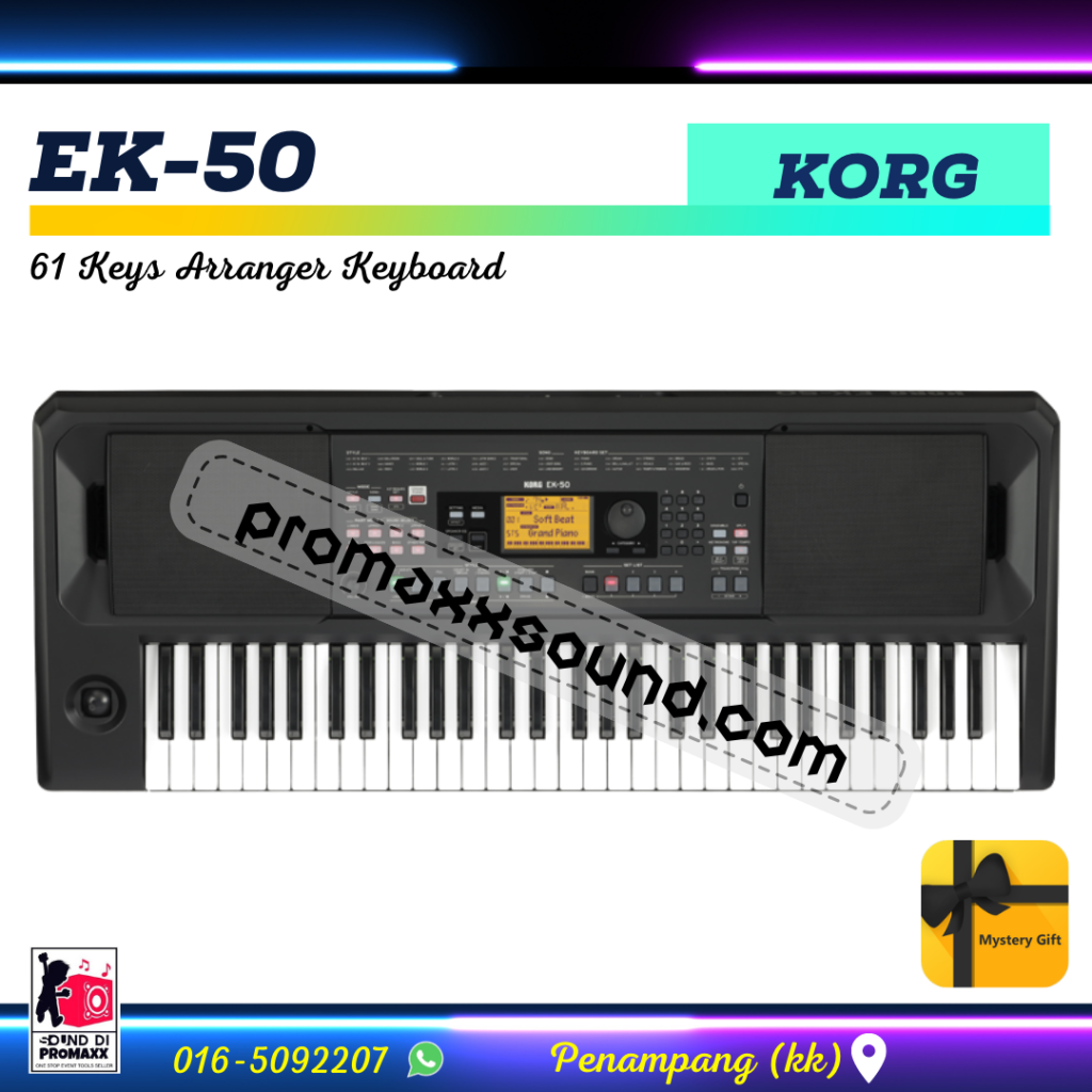 Korg EK-50 61 Key Arranger Keyboard